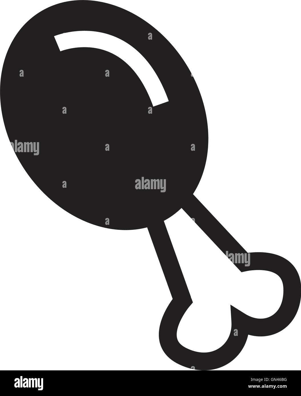 Drumstick icon hi-res stock photography and images - Alamy