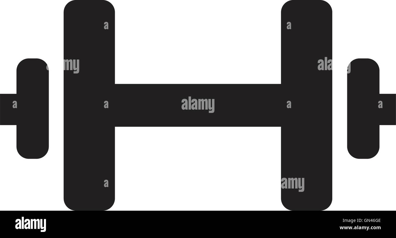 Dumbbell vector icon Stock Vector Image & Art - Alamy