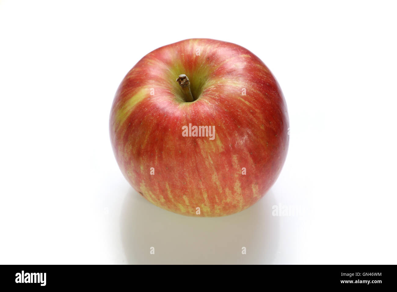 Japanese red apple isolated Stock Photo - Alamy