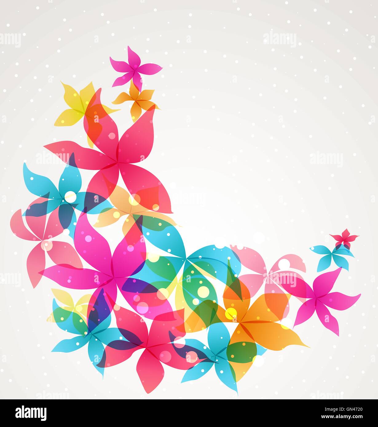 Vector Abstract flowers Stock Vector Image & Art - Alamy