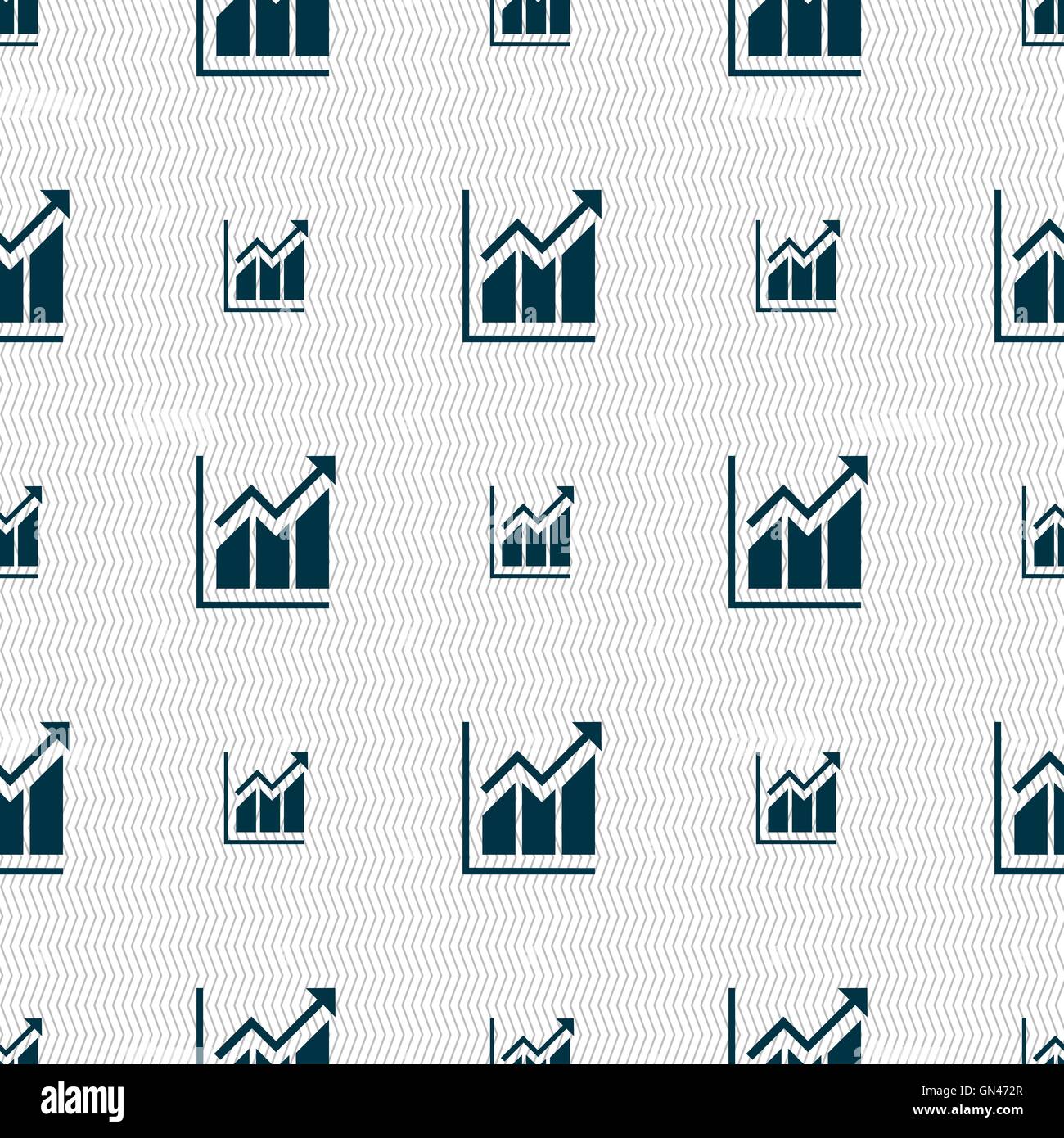 Bar chart icon with arrow hi-res stock photography and images - Alamy