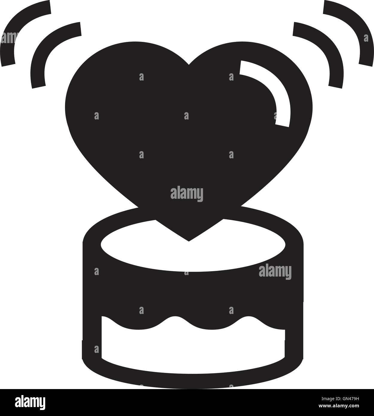 Tag on box gift Stock Vector Images - Alamy