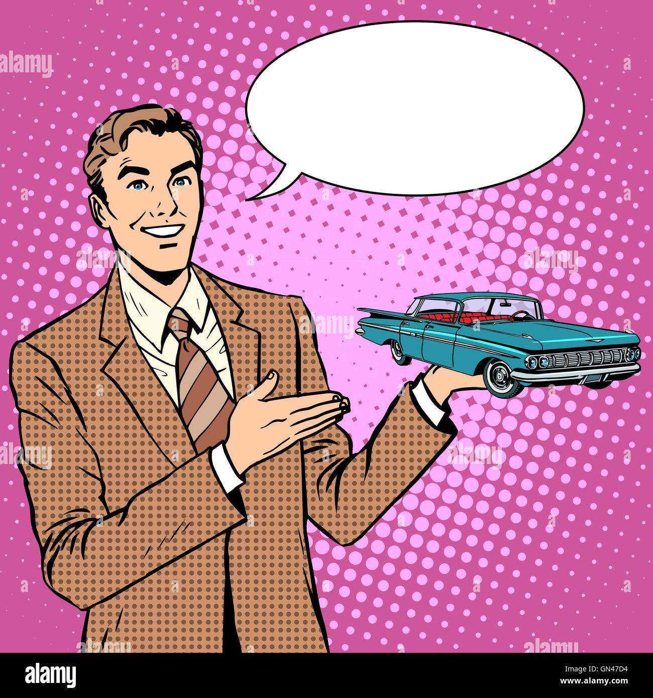 Car Salesman Cartoon