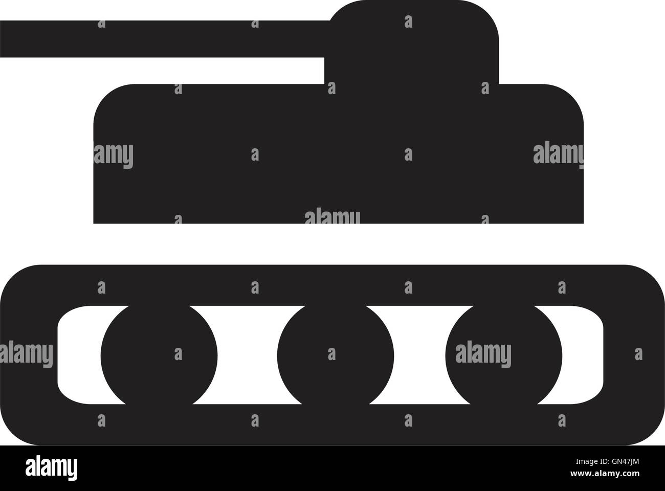 Isolated tanks gun Stock Vector Images - Alamy