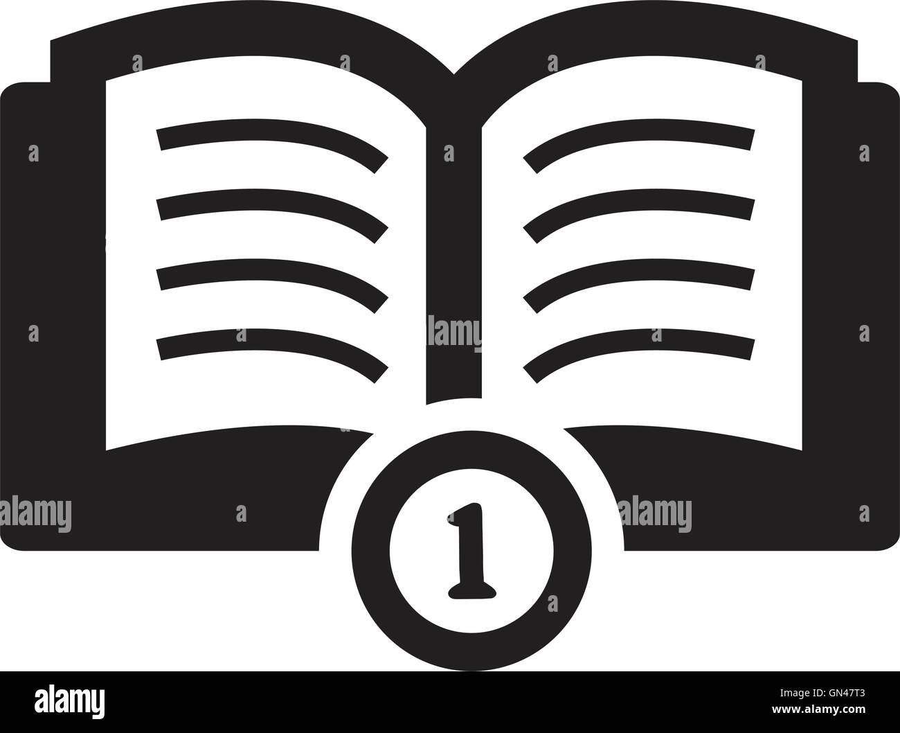Simple set of books icon Stock Vector Image & Art - Alamy