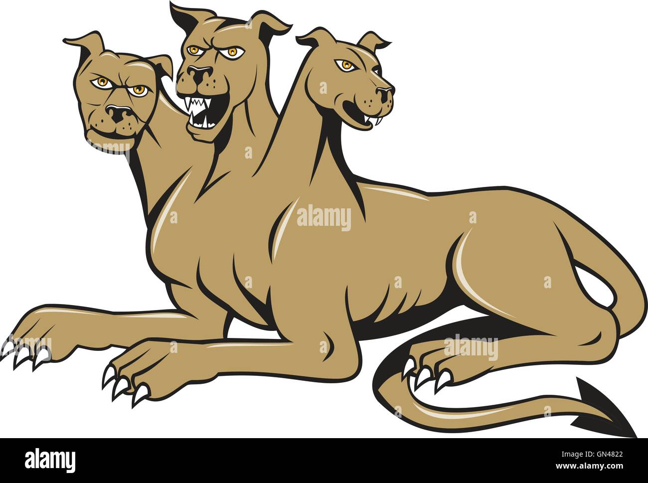 Three headed dog cerberus hi-res stock photography and images - Alamy