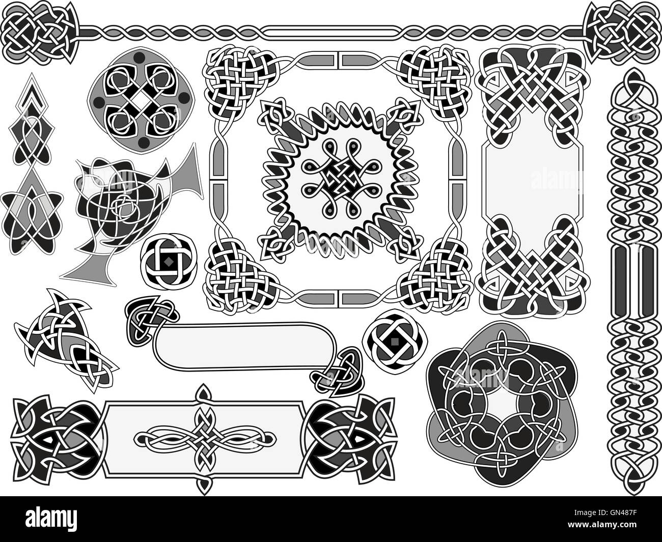 Irish design Stock Vector Images - Alamy