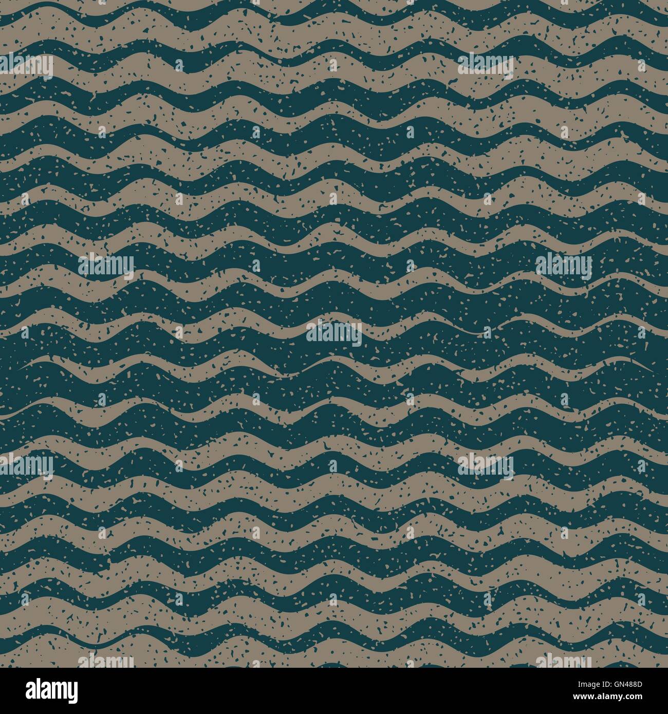 Vector Seamless Grey Grey Color Hand Drawn Rough Wavy Lines Retro ...