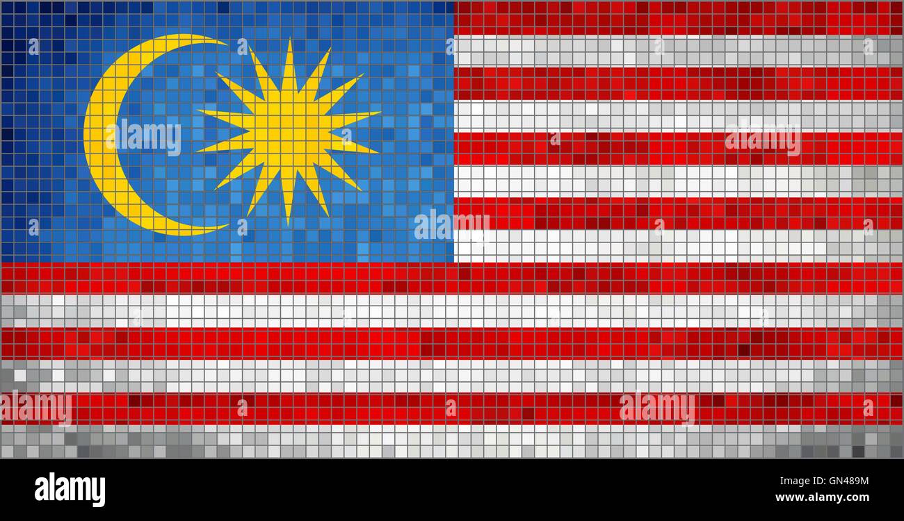 Malaysia vector flag hi-res stock photography and images - Alamy
