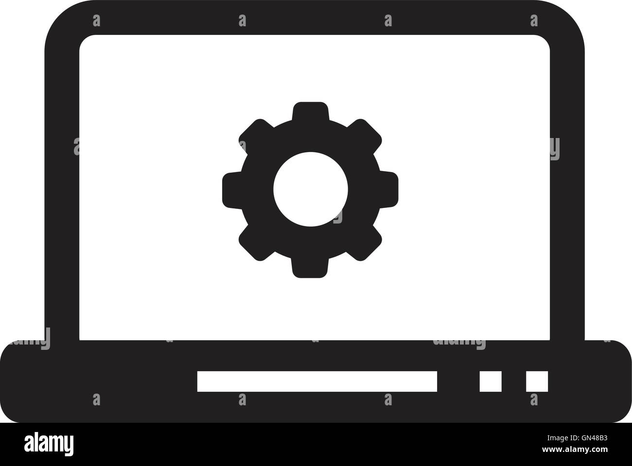 Vector icons computer settings Stock Vector Image & Art - Alamy