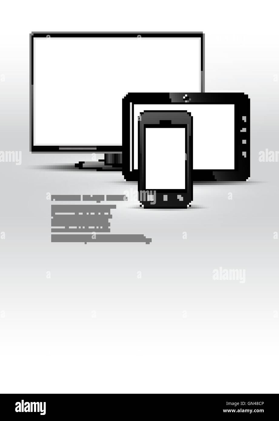 digital devices banner Stock Vector Image & Art - Alamy