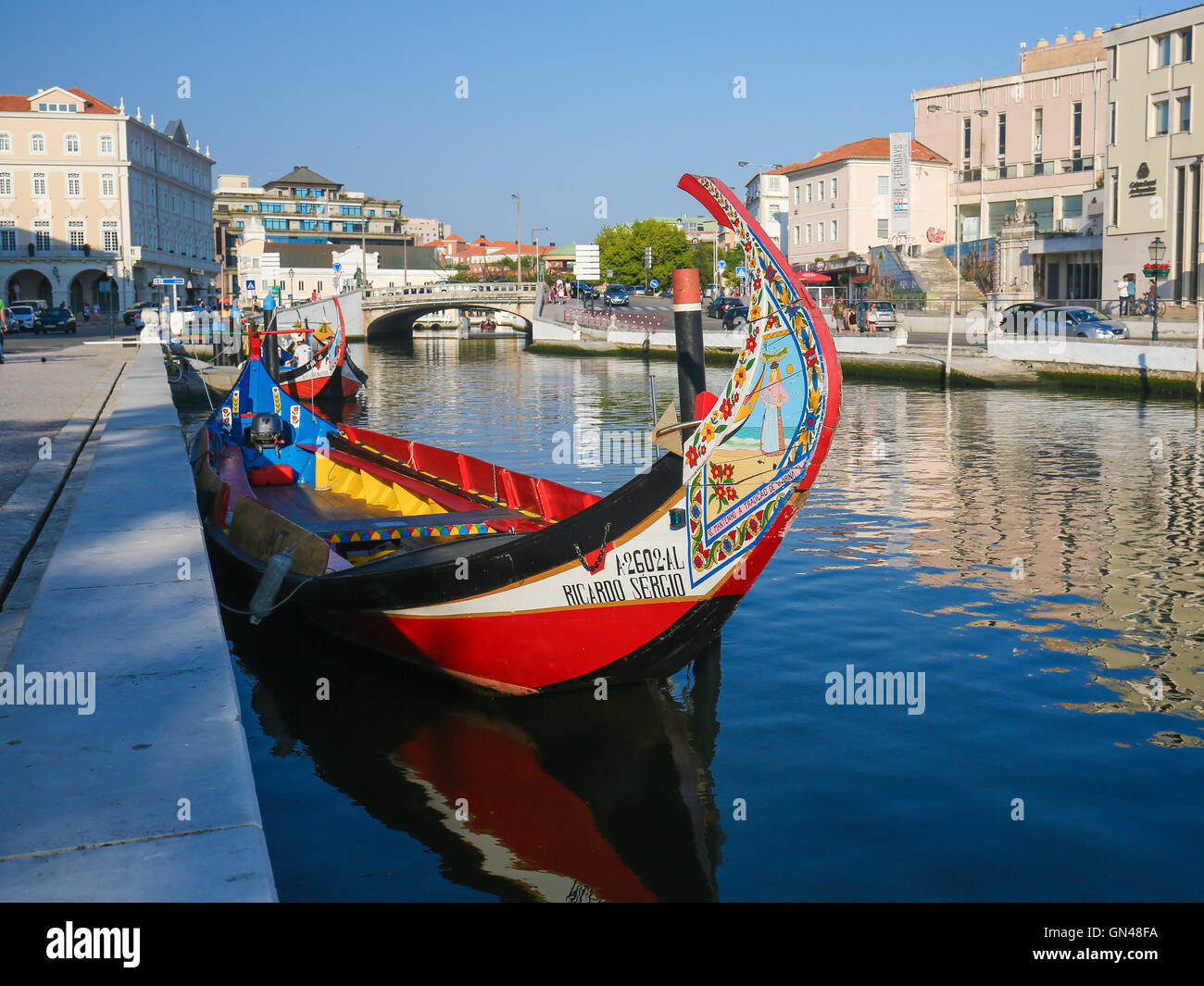 Canal boat in aveiro portugal hi-res stock photography and images - Alamy