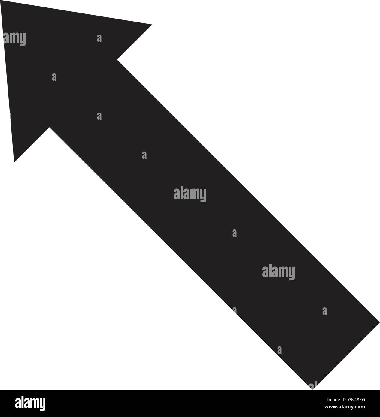 Arrow on target Stock Vector Image & Art - Alamy