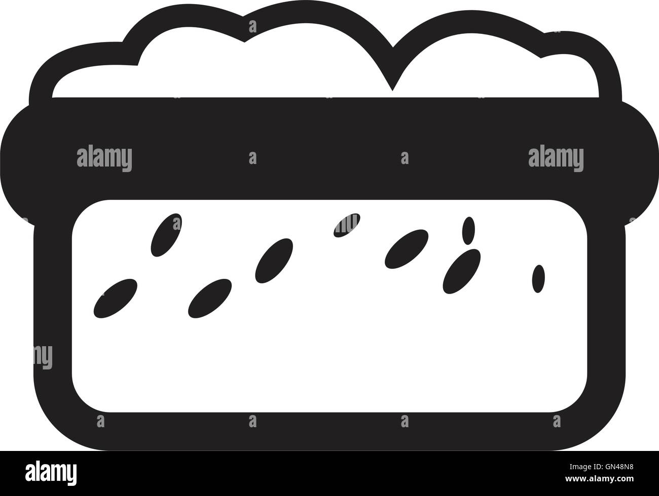 Cheese cucumber salad sandwich Stock Vector Images - Alamy