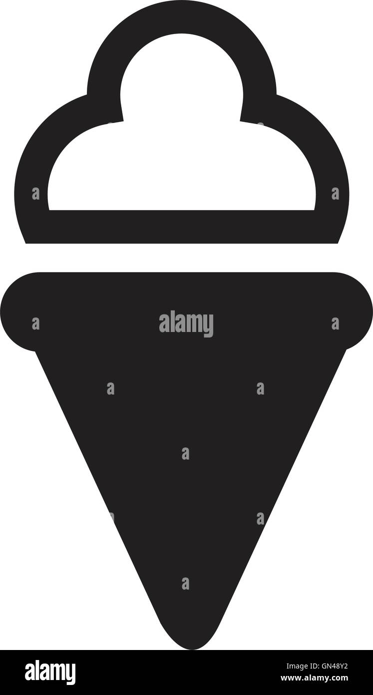 Tasty ice cream icon Stock Vector Images - Alamy