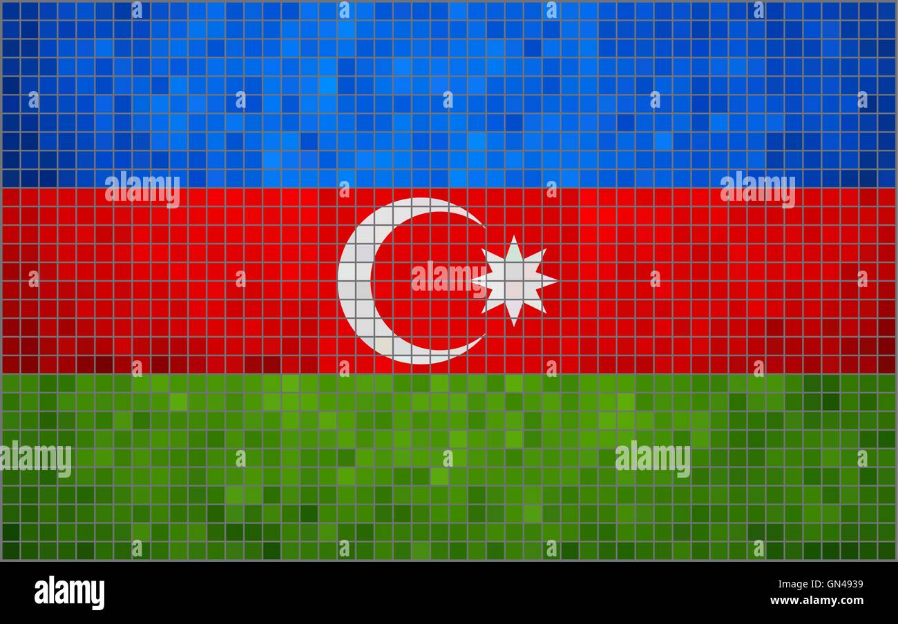 Azerbaijanian flag Stock Vector Images - Alamy