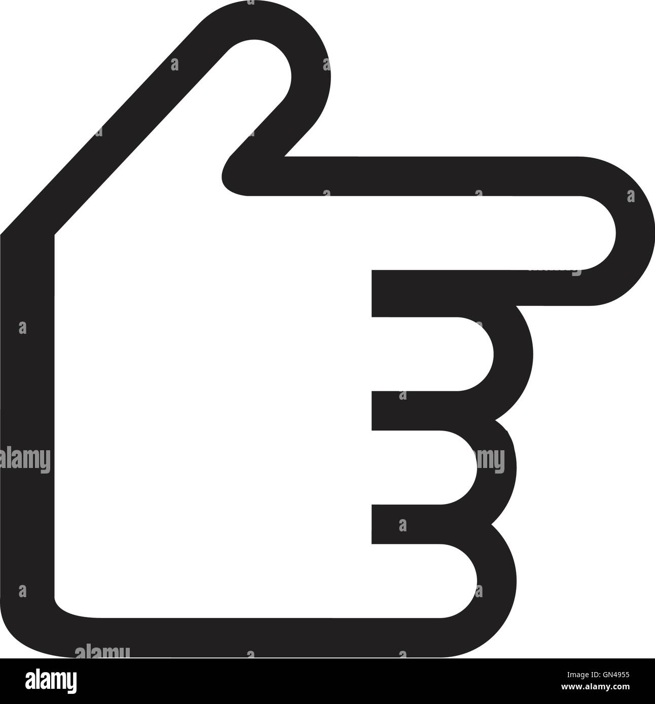 We rock hand signal Stock Vector Images - Alamy