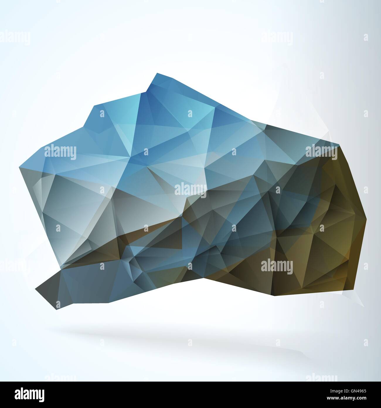 Triangular stone pattern Stock Vector Images - Alamy