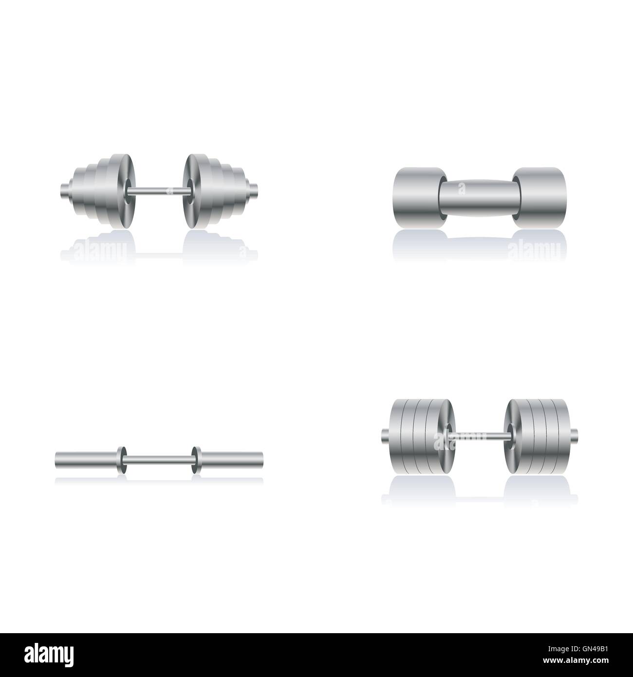 Dumbbell exercise illustration hi-res stock photography and images - Alamy