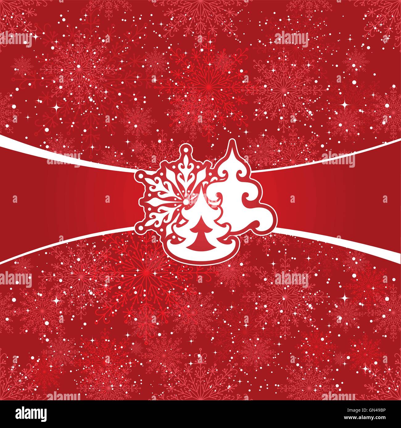 Blue and red christmas card hi-res stock photography and images - Alamy