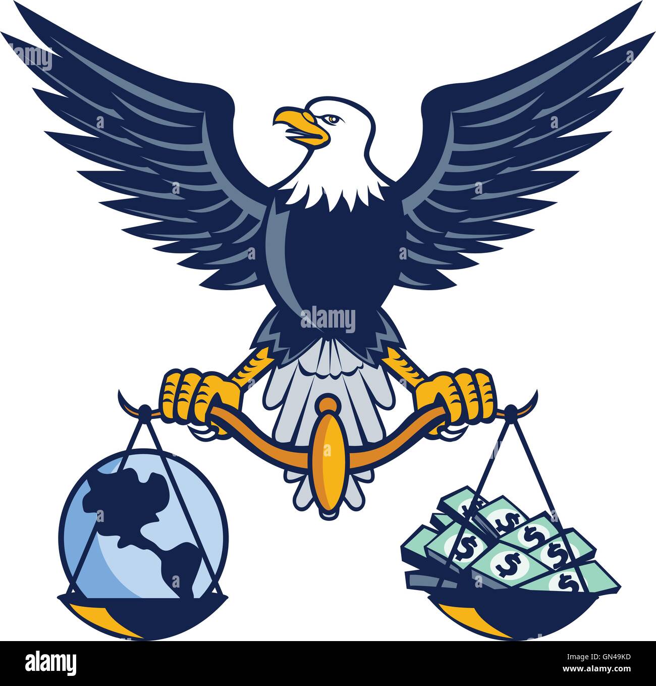 Bald money Stock Vector Images - Alamy