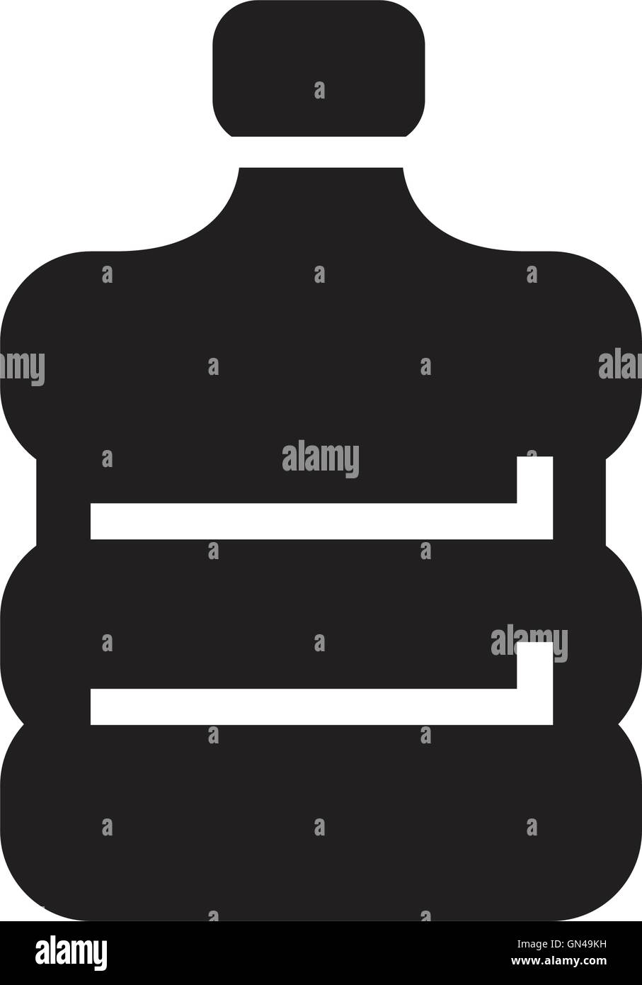 Bottle of water Stock Vector Images - Alamy