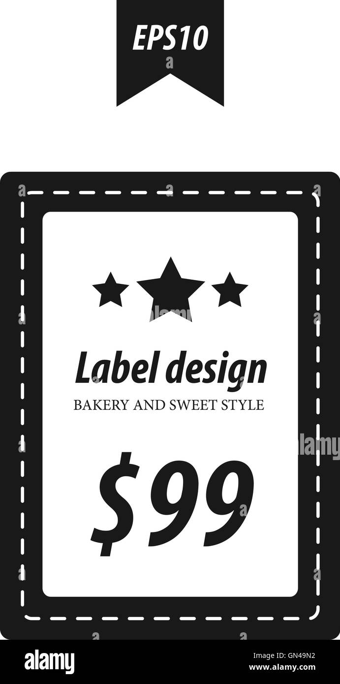 Style label Black and White Stock Photos & Images - Alamy