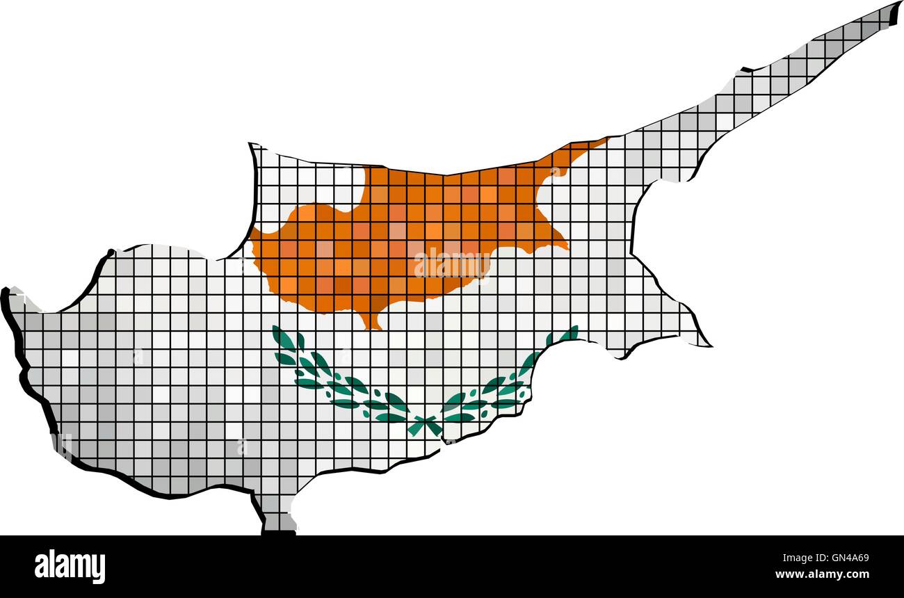 Cyprus map hi-res stock photography and images - Alamy