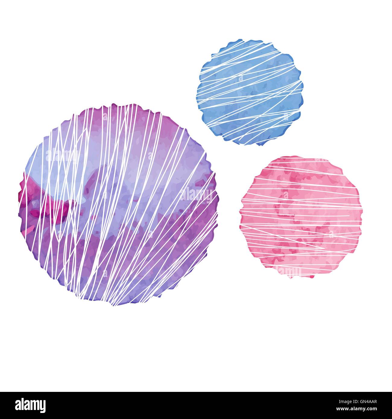 Color textured round elements for design Stock Vector Image & Art - Alamy