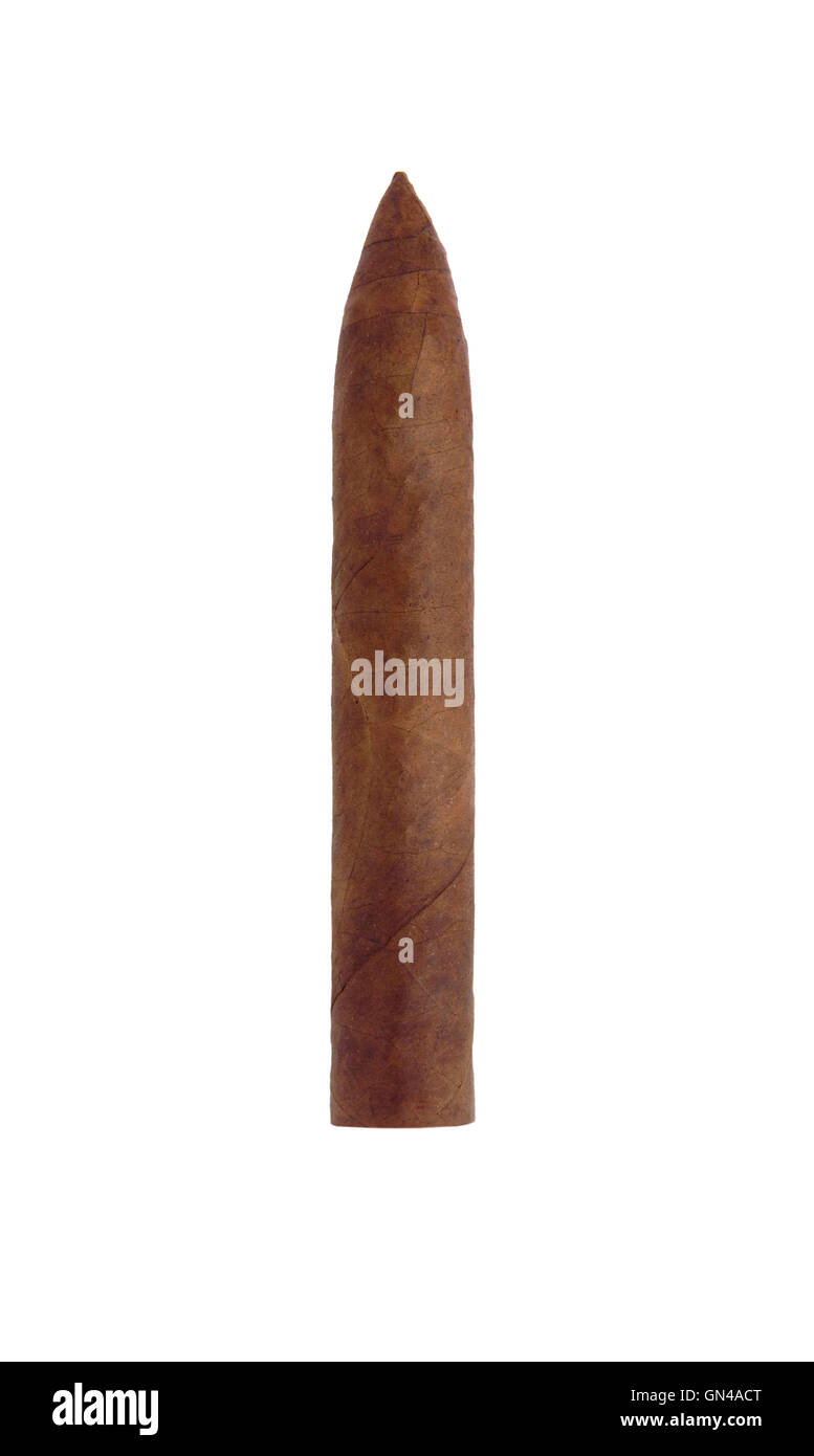 isolated long elegant brown cigar Stock Photo - Alamy