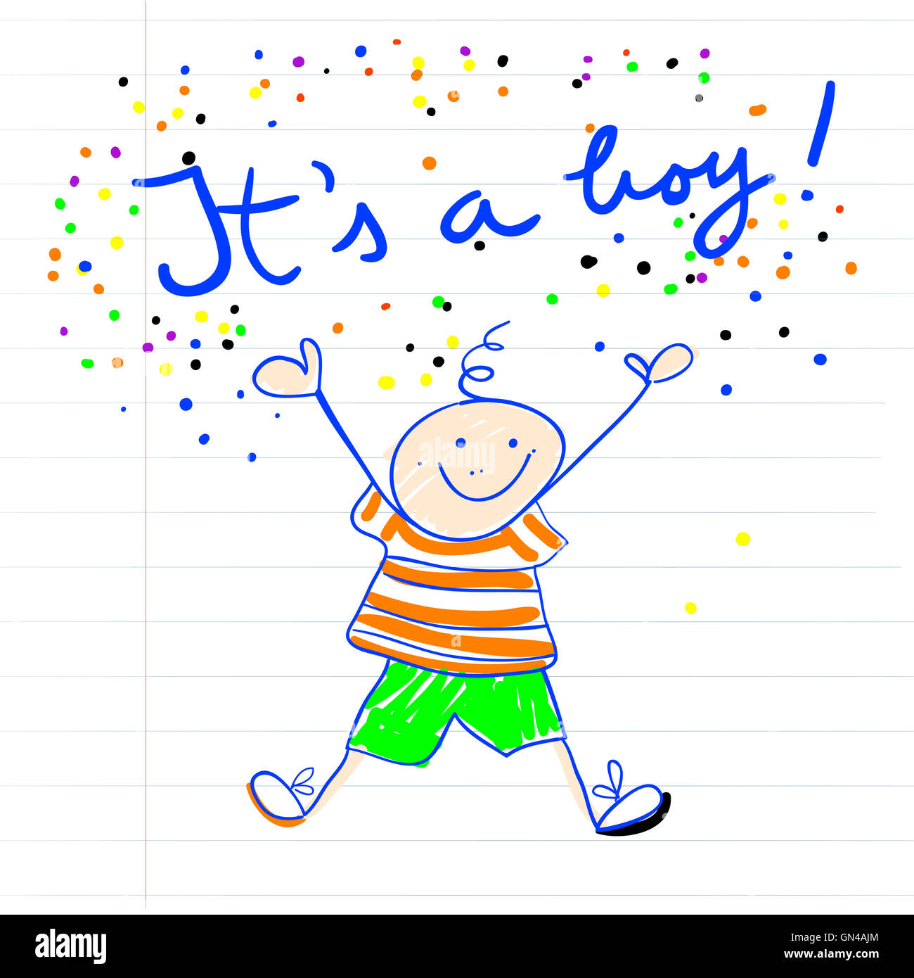 Baby draw hi-res stock photography and images - Alamy