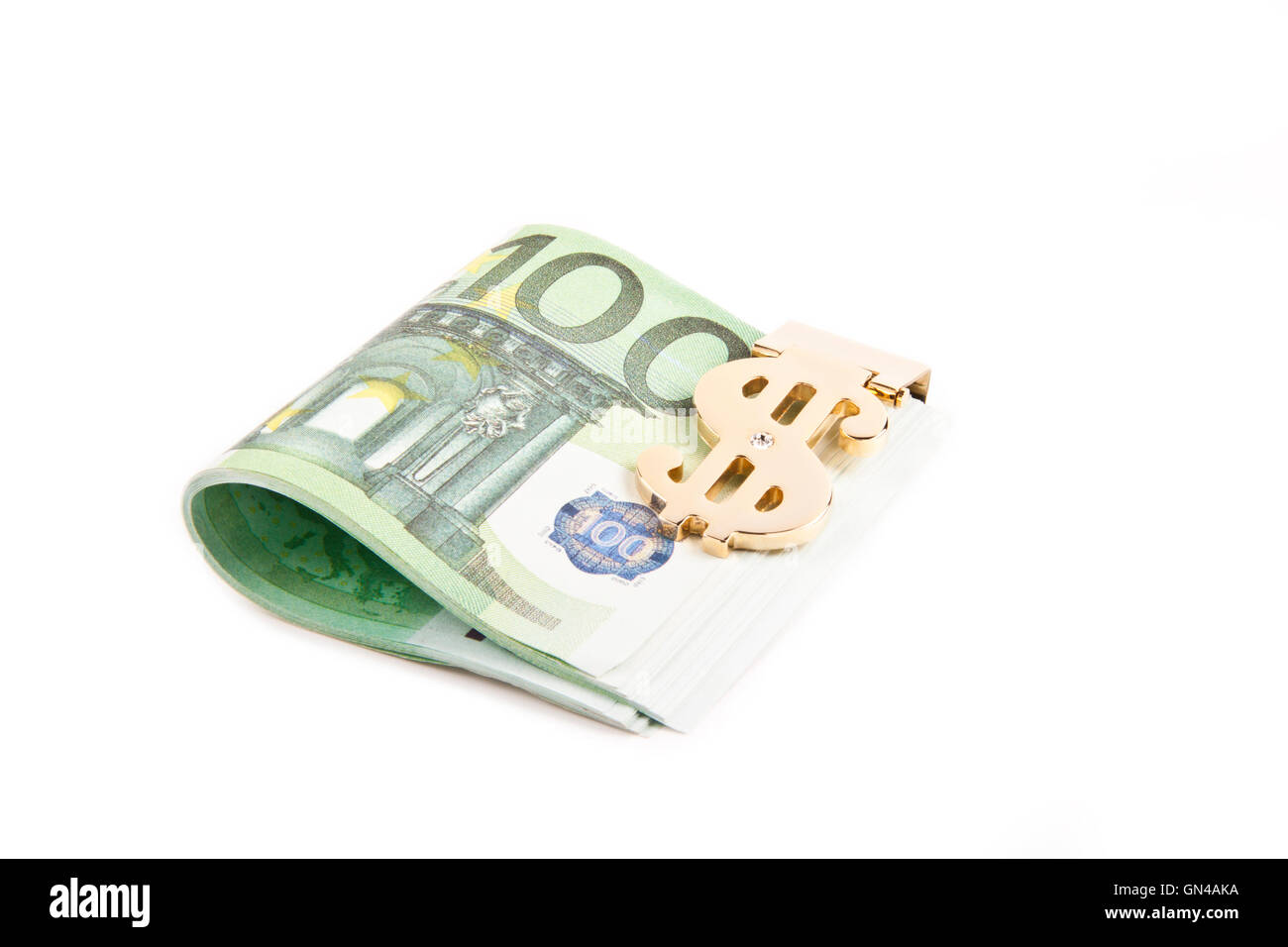 Pay euro banknote Cut Out Stock Images & Pictures - Alamy