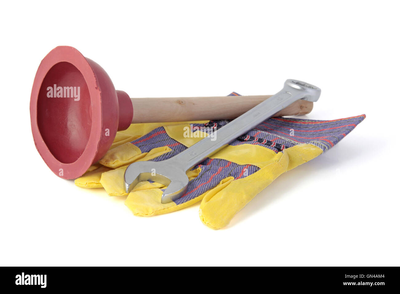 Tools of a plumber Stock Photo - Alamy