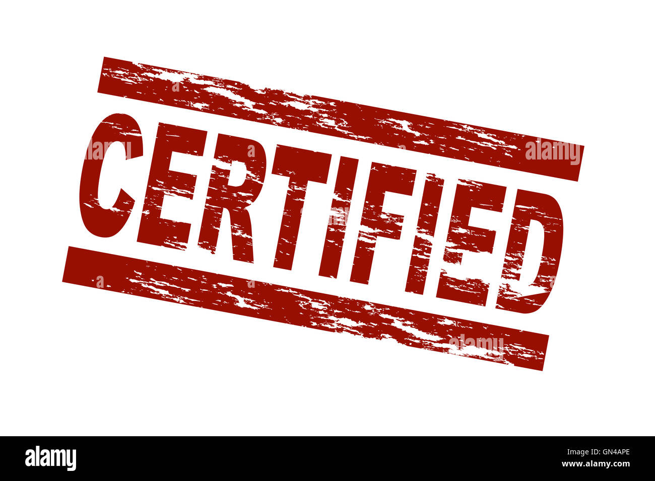 Stamp - Certified Stock Photo - Alamy
