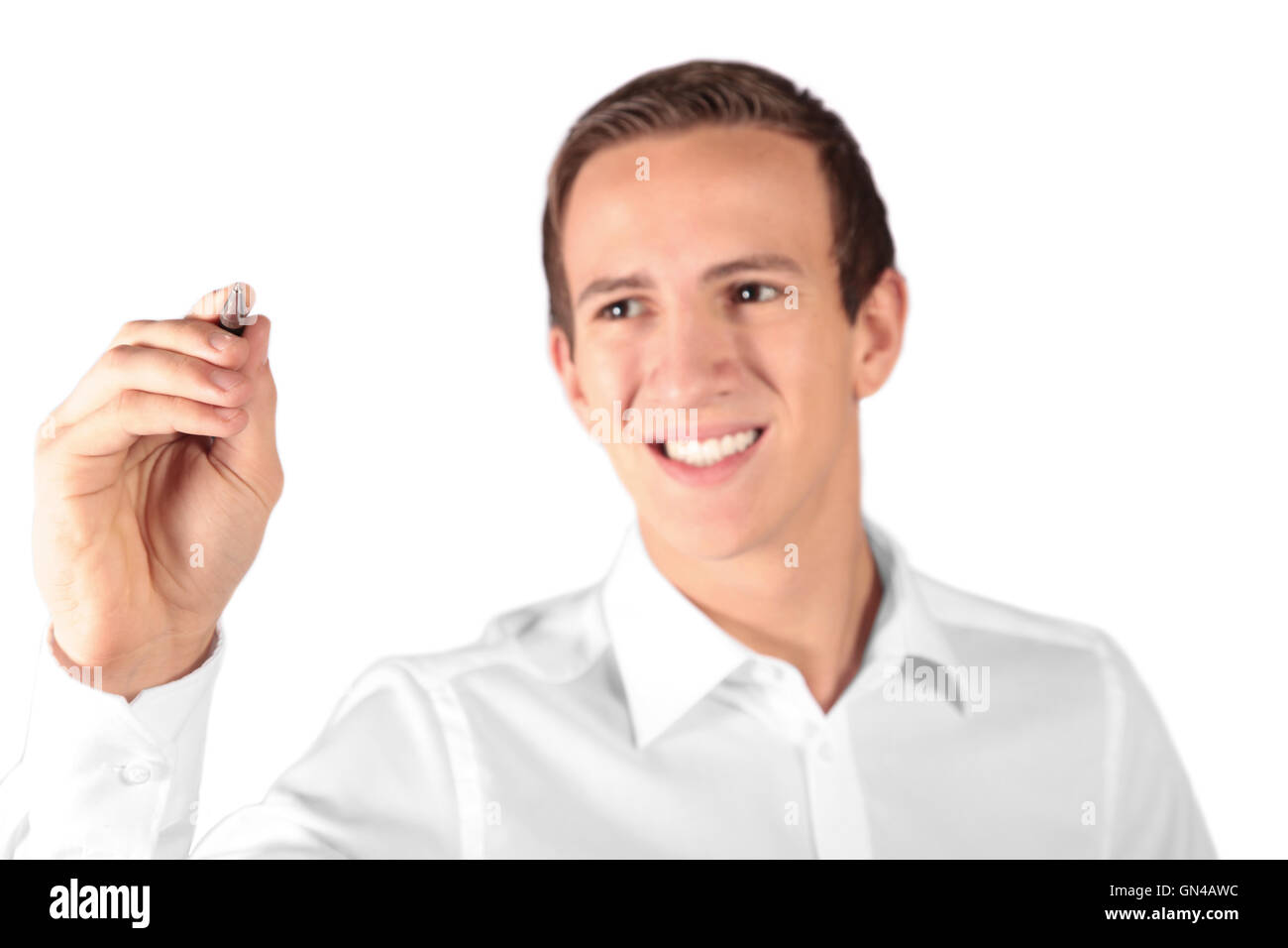 Young man sketching Stock Photo - Alamy