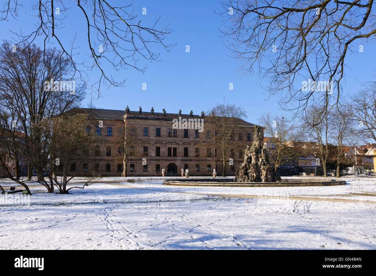 Erlangen, Germany in Winter Stock Photo - Alamy