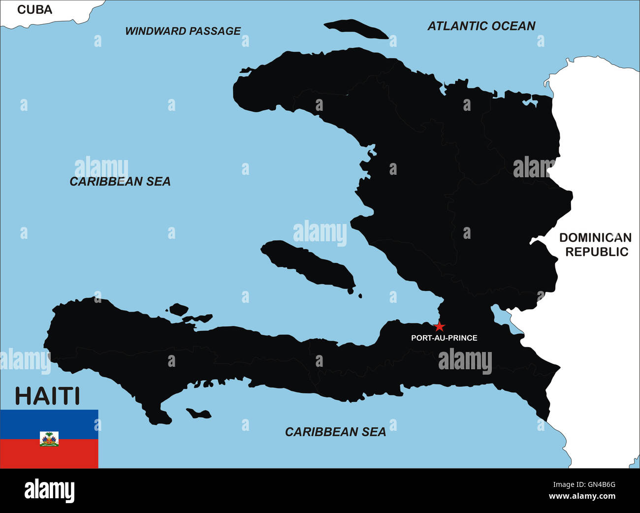 Haiti Map High Resolution Stock Photography and Images - Alamy