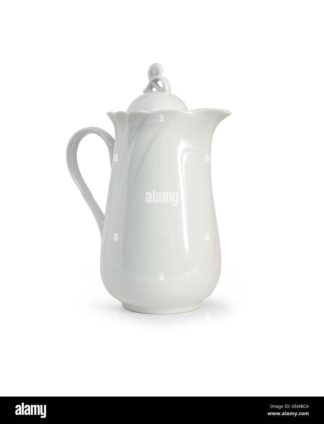 White ceramic pitcher Cut Out Stock Images & Pictures - Alamy