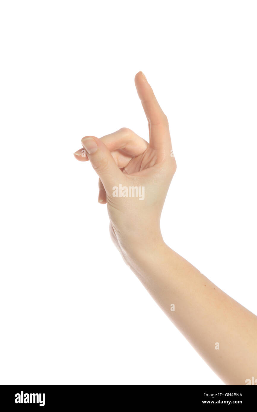 Put one`s hand up Stock Photo - Alamy