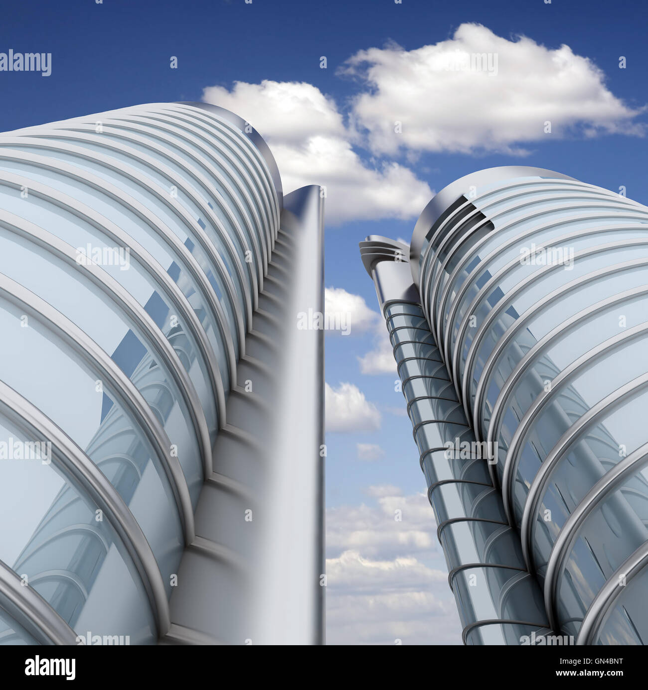 High modern skyscrapers Stock Photo - Alamy