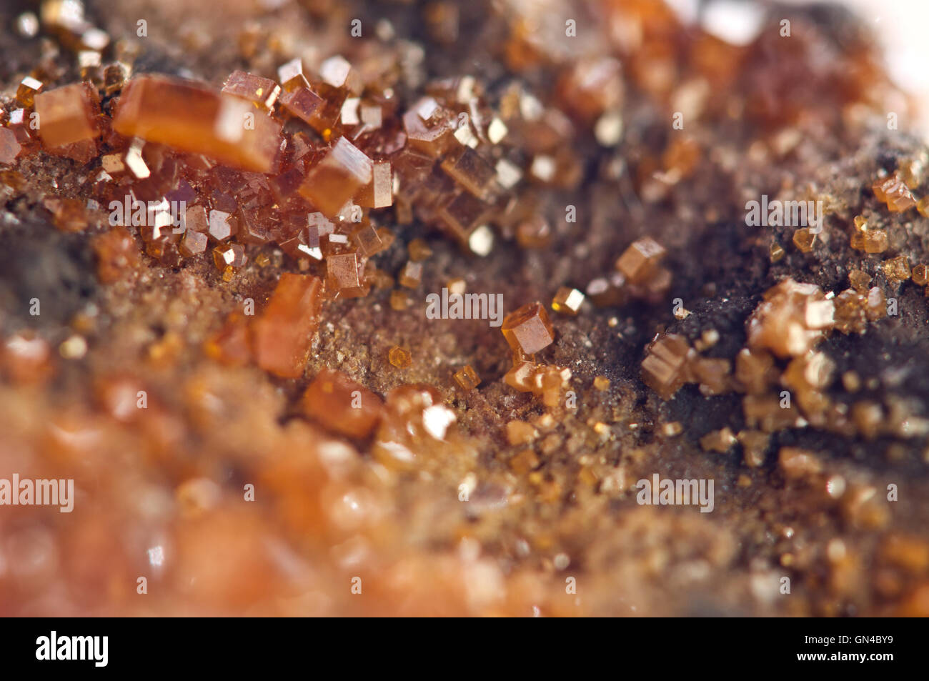 Crystals Vanadinite is a mineral belonging to the apatite group of ...