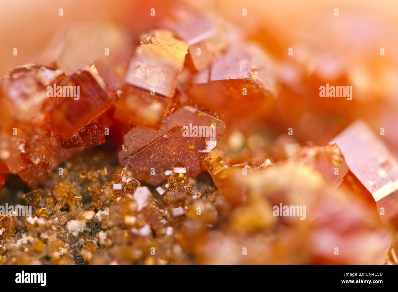 Crystals Vanadinite is a mineral belonging to the apatite group of ...