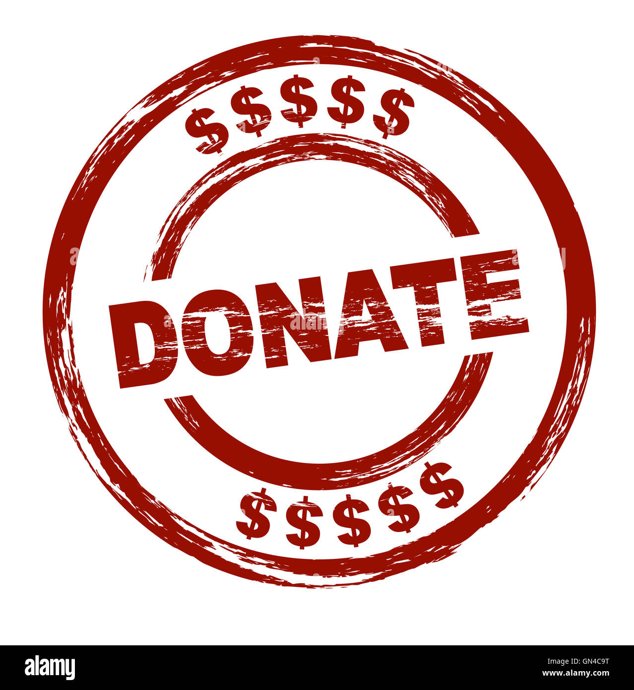 Donate here sign Cut Out Stock Images & Pictures - Alamy