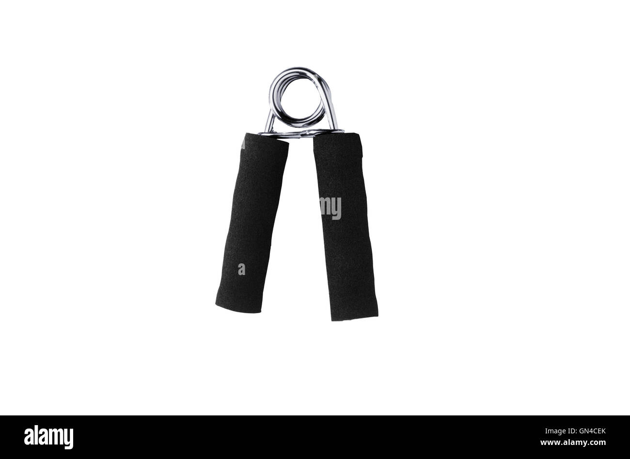 object on white - hand flex Stock Photo - Alamy