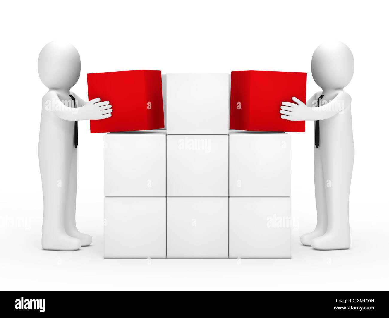 Stack of cubes hi-res stock photography and images - Alamy