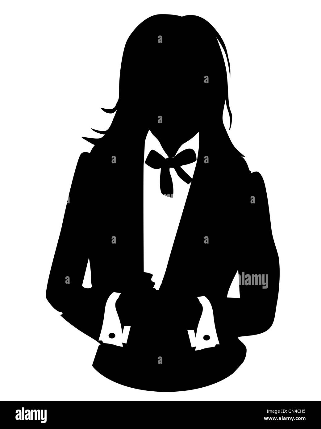 Avatar woman front view Cut Out Stock Images & Pictures - Alamy