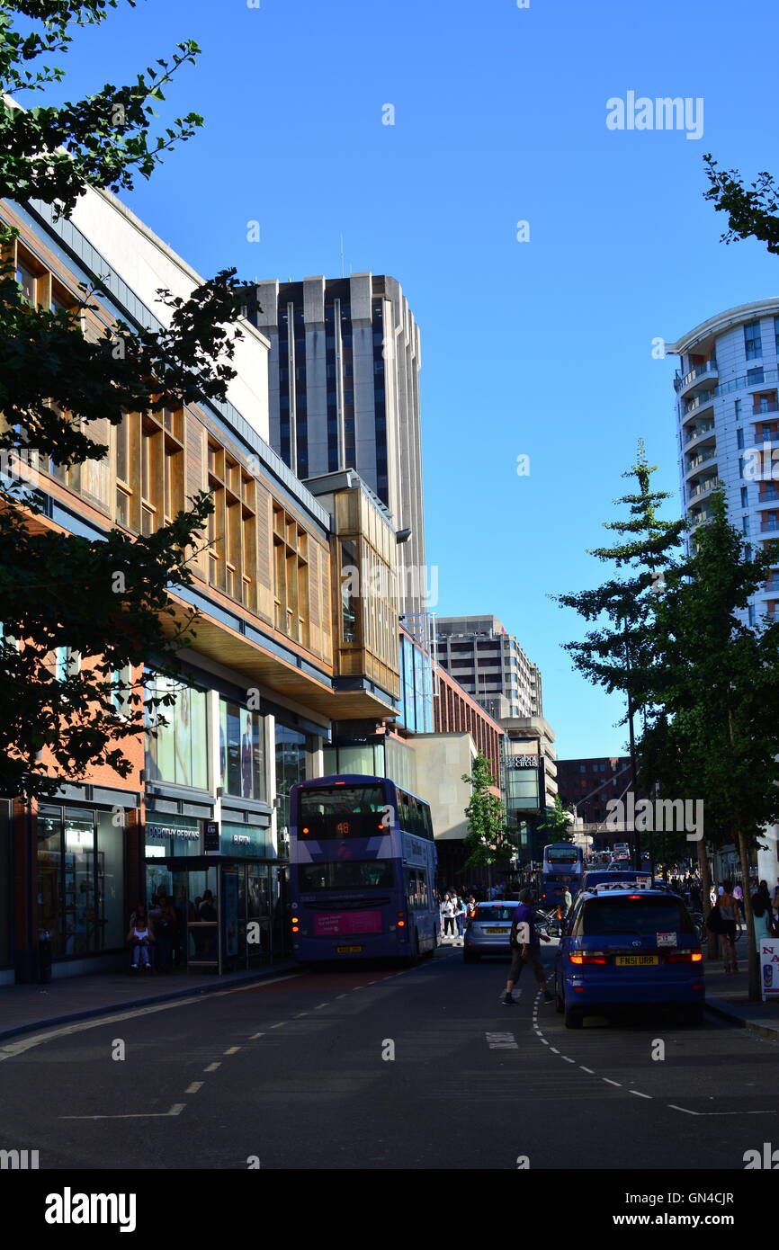 Cabot Circus mall in the city centre of Bristol in England- 27 August ...