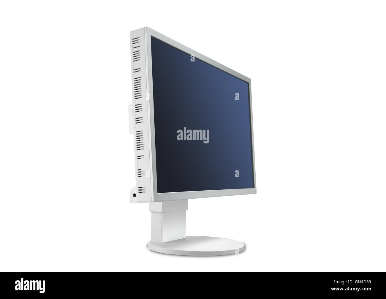 Wide Screen LCD isolated Stock Photo - Alamy
