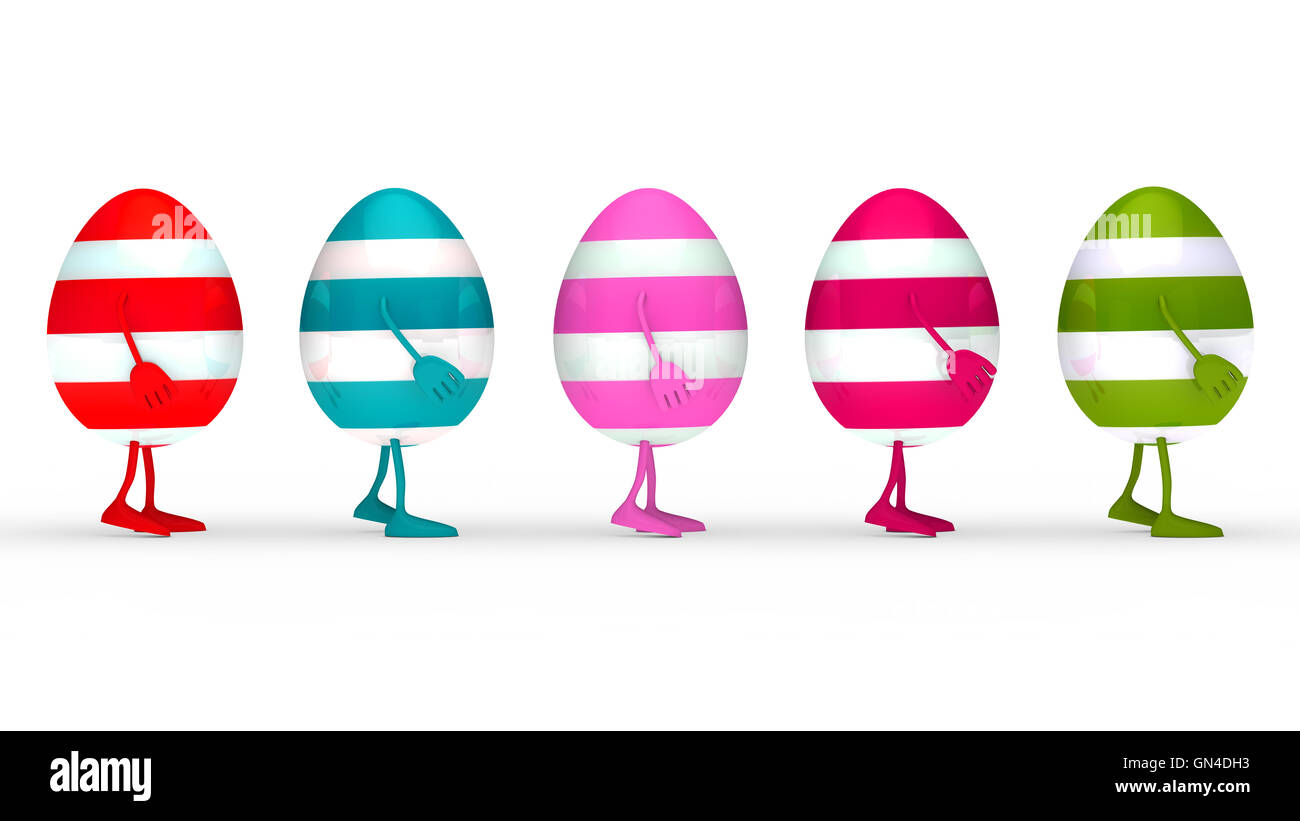 Eggs to go Cut Out Stock Images & Pictures - Alamy