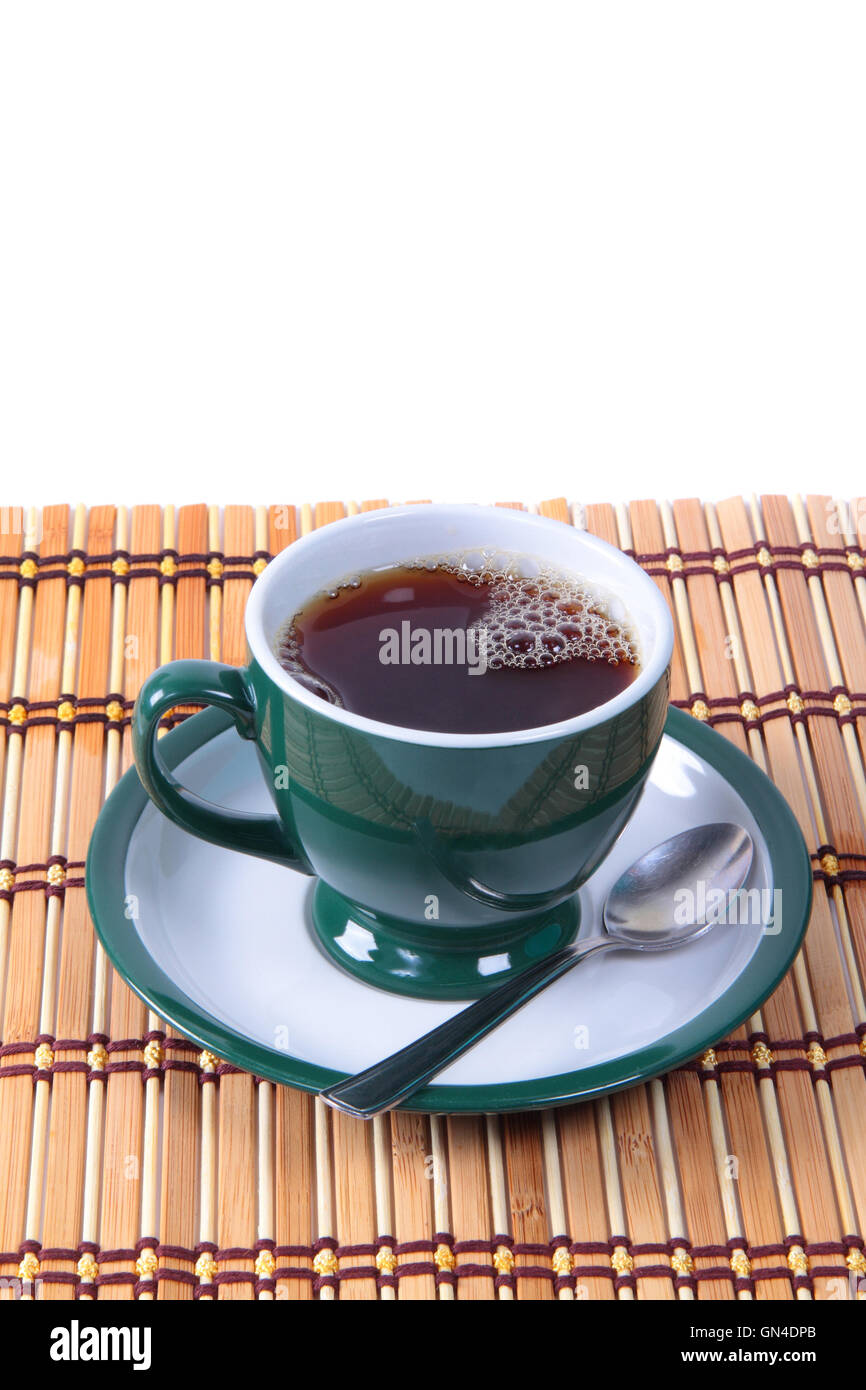 cup of green tea isolated Stock Photo - Alamy